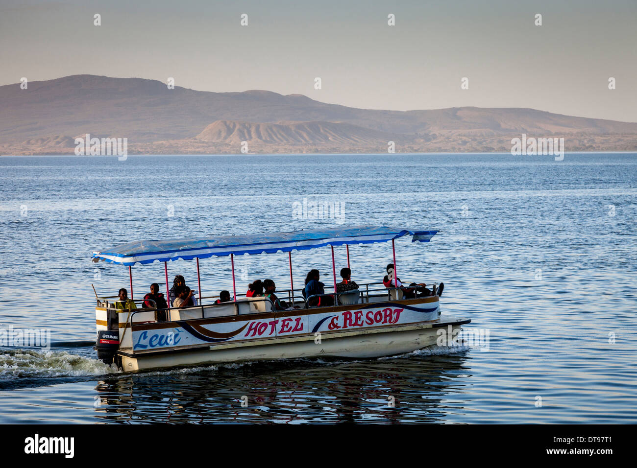 Pleasure Boat, Lake Hawassa, Hawassa, Ethiopia Stock Photo - Alamy