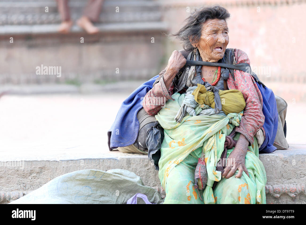 Homeless nepal hi-res stock photography and images - Alamy