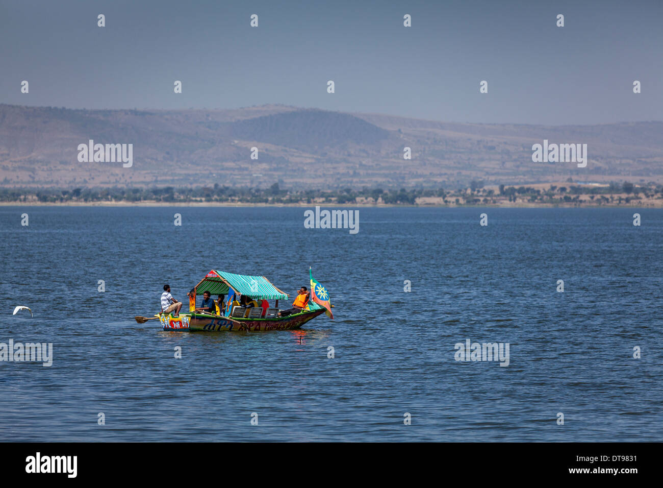 Pleasure Boat, Lake Hawassa, Hawassa, Ethiopia Stock Photo - Alamy