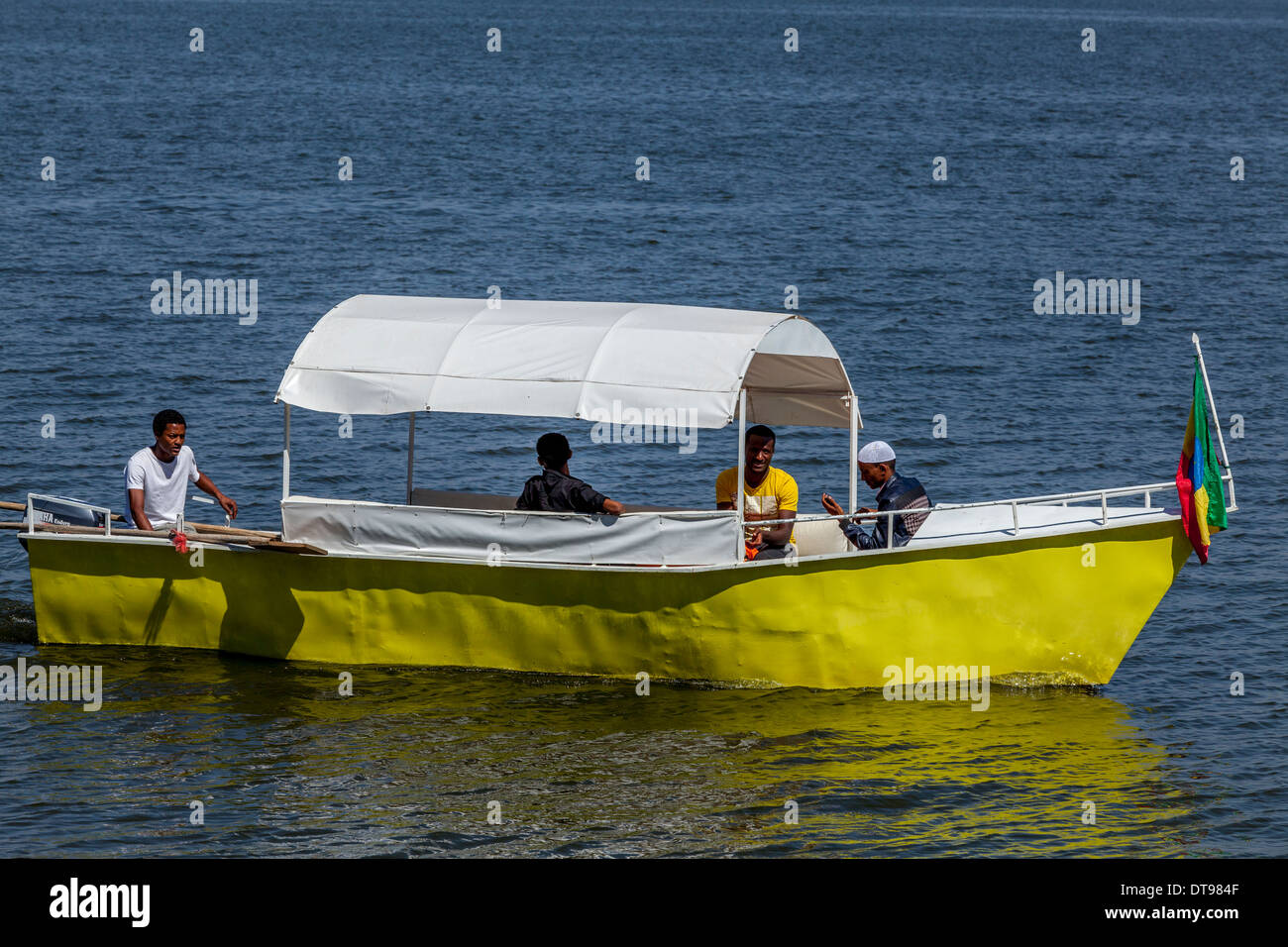 Pleasure Boat, Lake Hawassa, Hawassa, Ethiopia Stock Photo - Alamy
