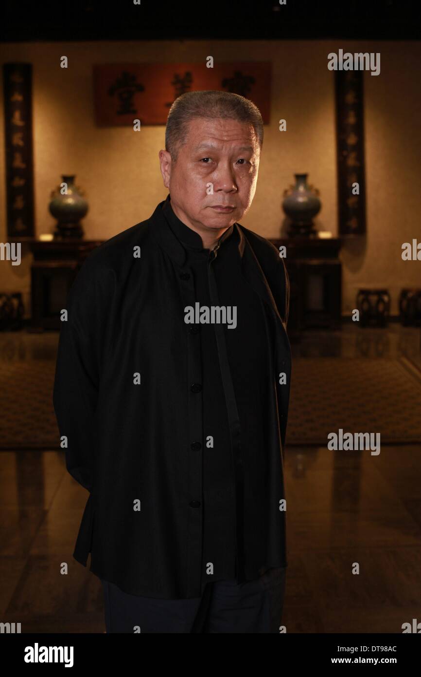 Antiquer and TV star Ma Weidu during an interview at his Guanfu Museum ...