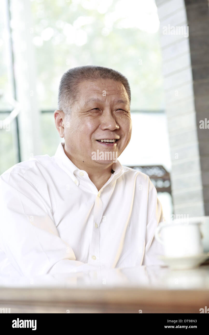 Antiquer and TV star Ma Weidu during an interview at his Guanfu Museum ...