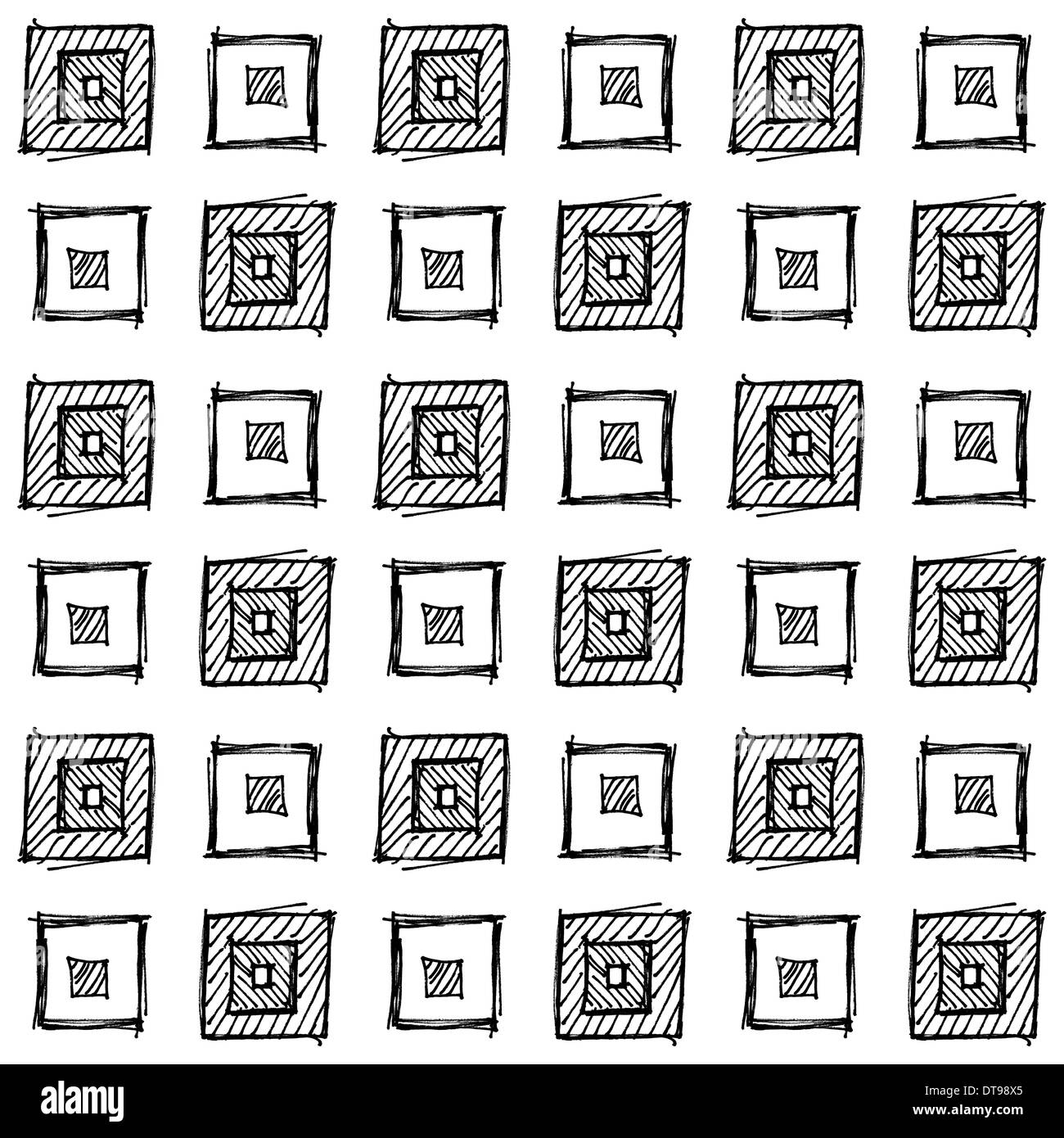 Hand drawn pattern background as design element Stock Photo - Alamy