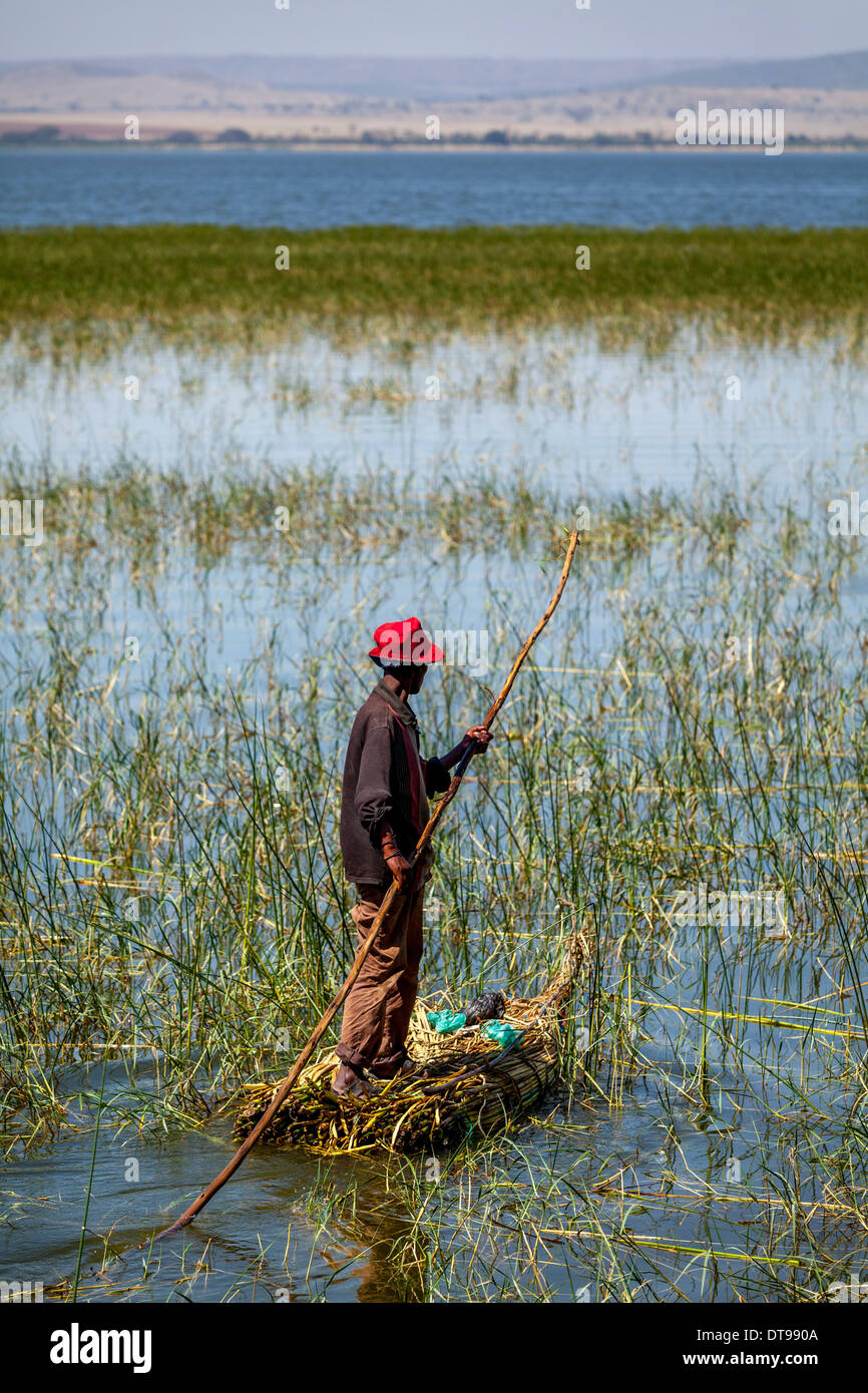 Fisherman, Lake Hawassa, Hawassa, Ethiopia Stock Photo - Alamy