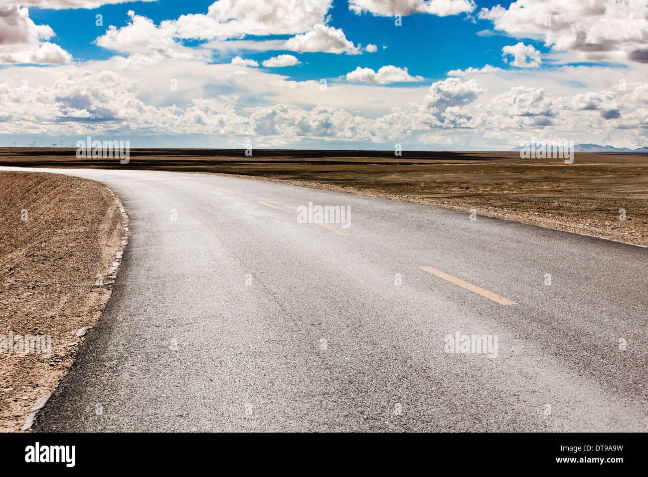 Road, Qinghai Province Stock Photo - Alamy