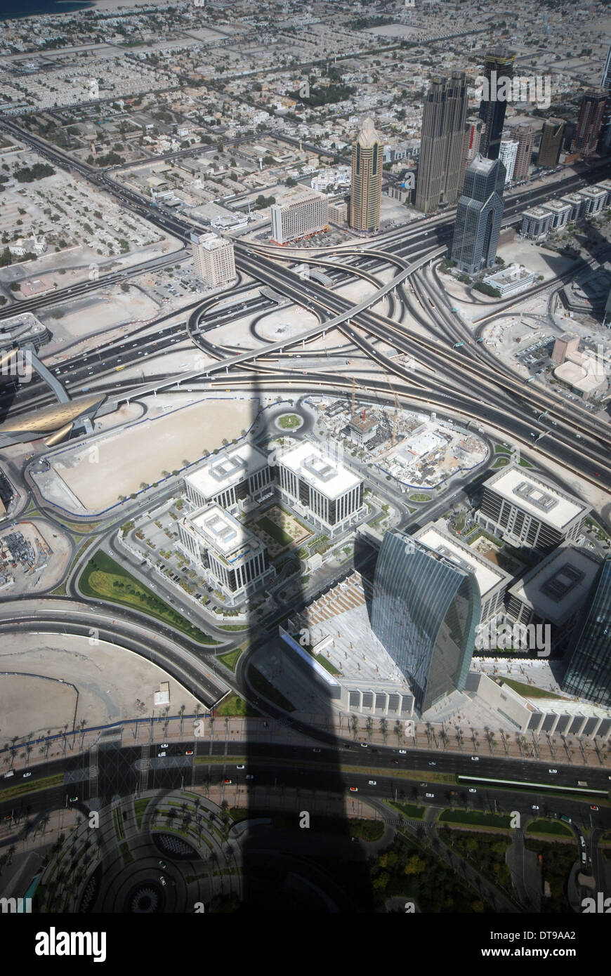Dubai aerial view hi-res stock photography and images - Alamy