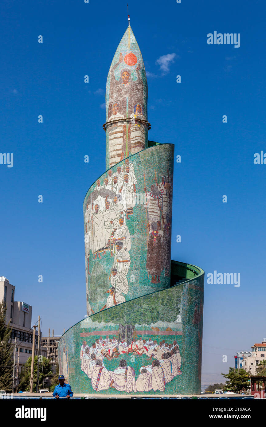 Monument To The Sidama People, Hawassa, Ethiopia Stock Photo - Alamy