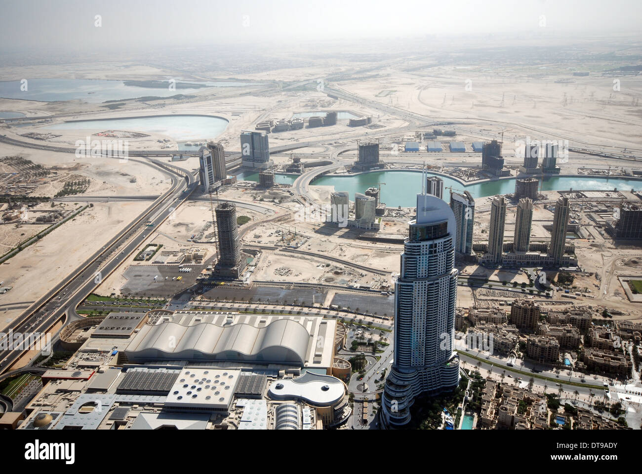 Aerial view of Dubai in the united arab emirates Stock Photo - Alamy