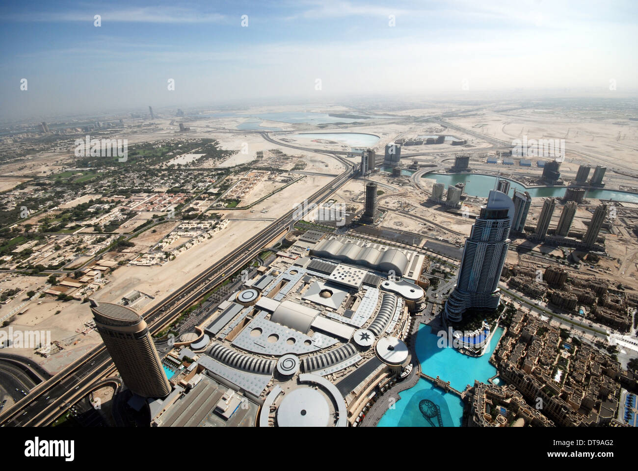Aerial view of Dubai in the united arab emirates Stock Photo - Alamy