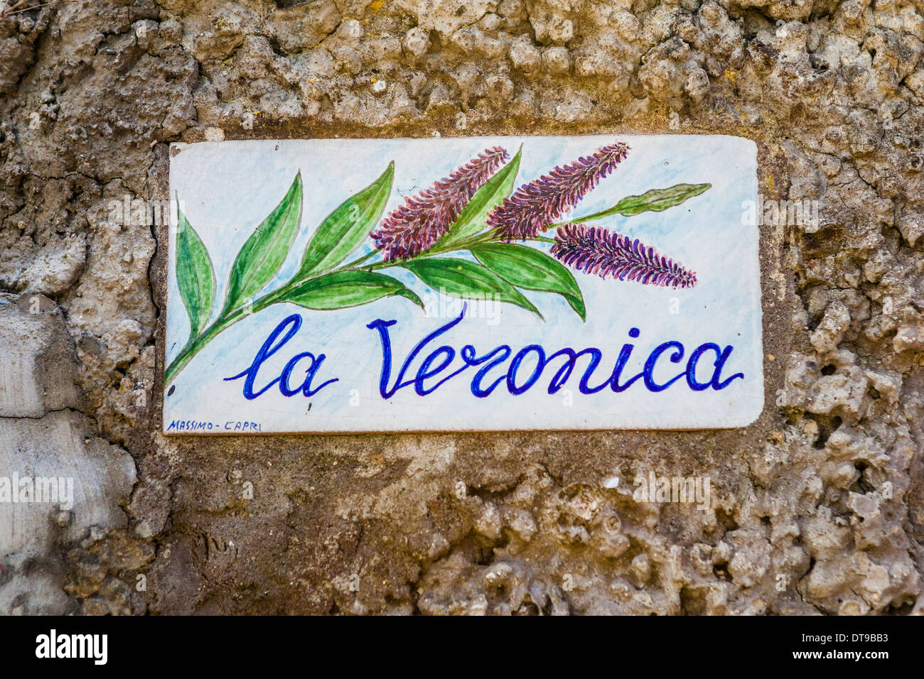 House name in tile hi-res stock photography and images - Alamy