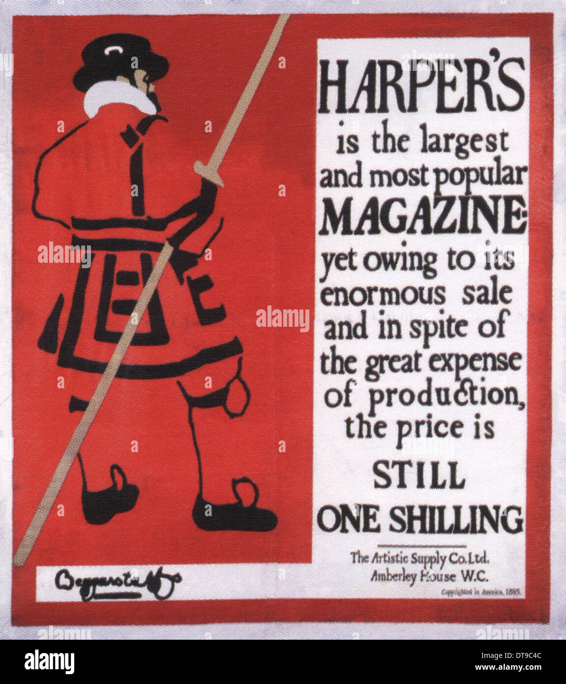 Harper’s Magazine, 1896. Artist: The Beggarstaffs (William Nicholson ...