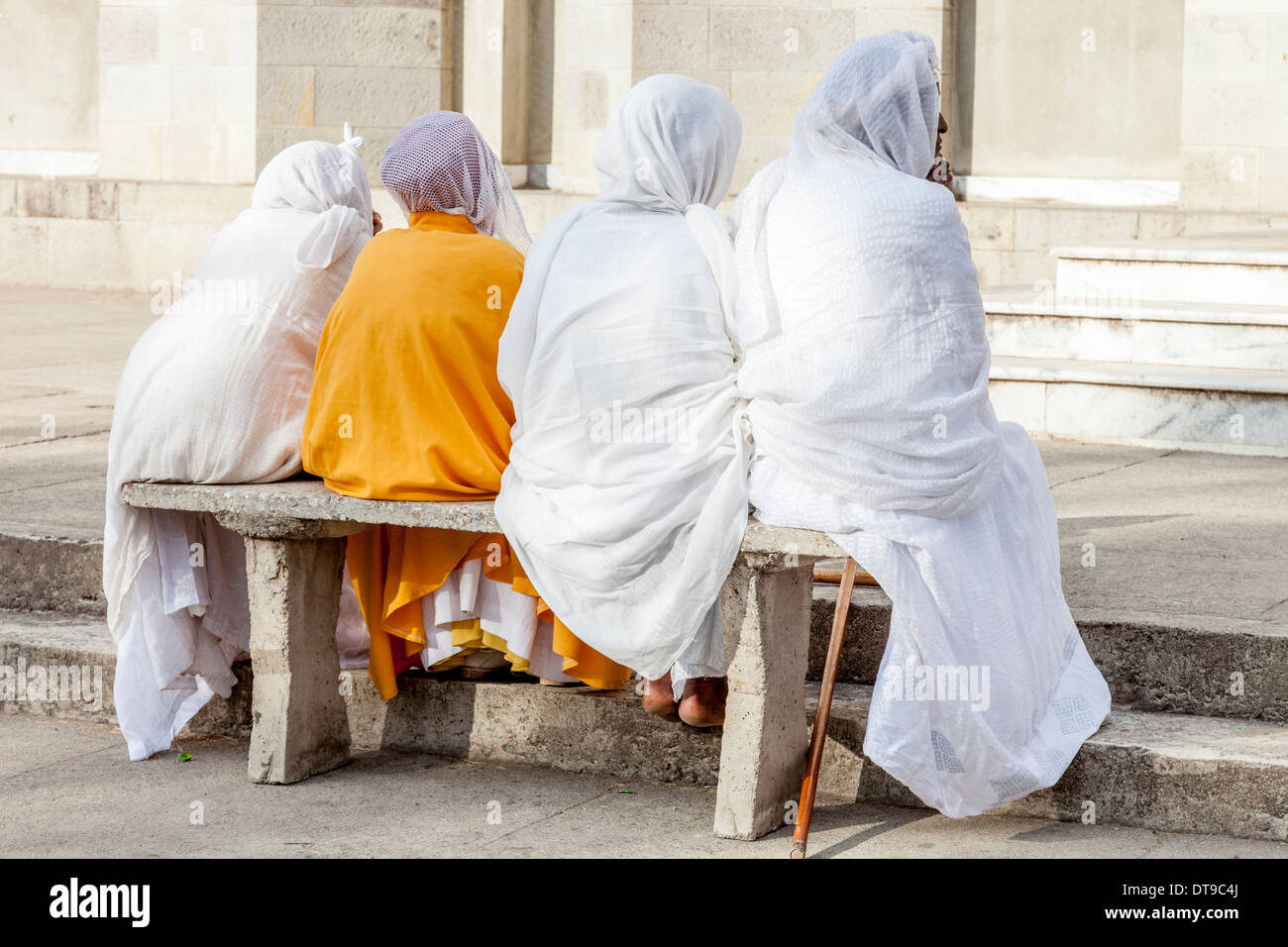 Devout Women, St Gabriel Church, Hawassa, Ethiopia Stock Photo - Alamy