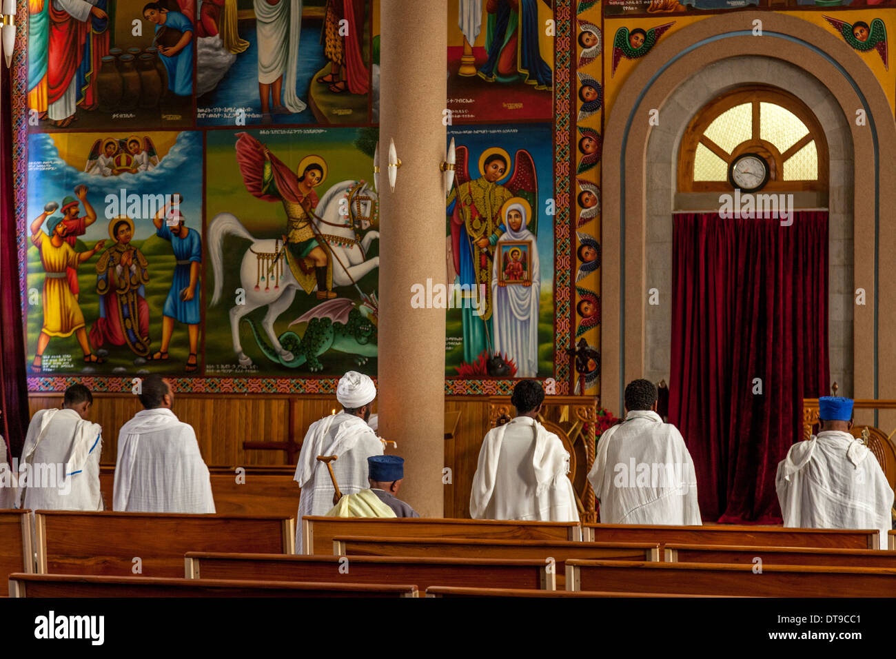The Interior Of St Gabriel Church, Hawassa, Ethiopia Stock Photo - Alamy