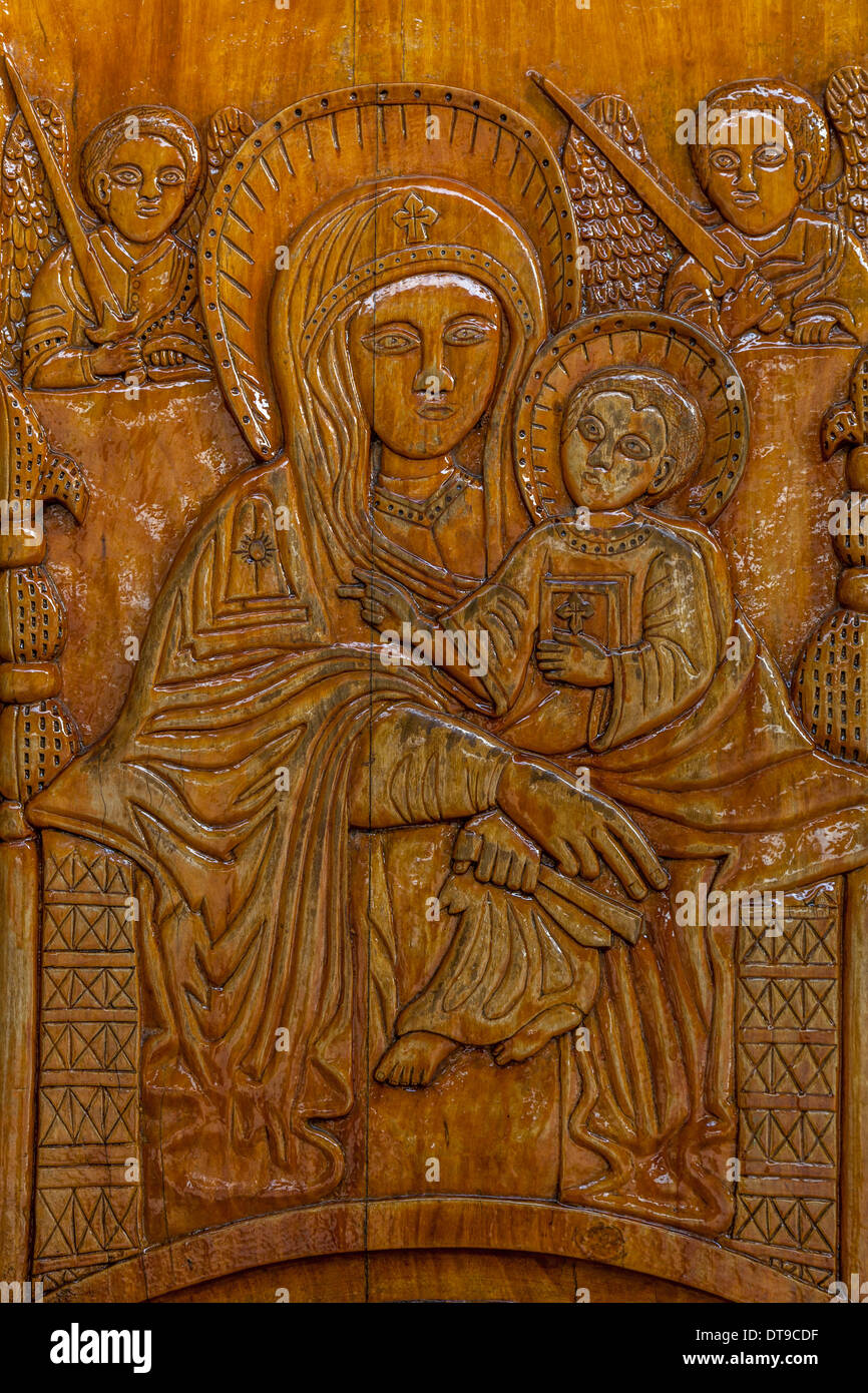 The Doors Of St Gabriel Church, Hawassa, Ethiopia Stock Photo - Alamy