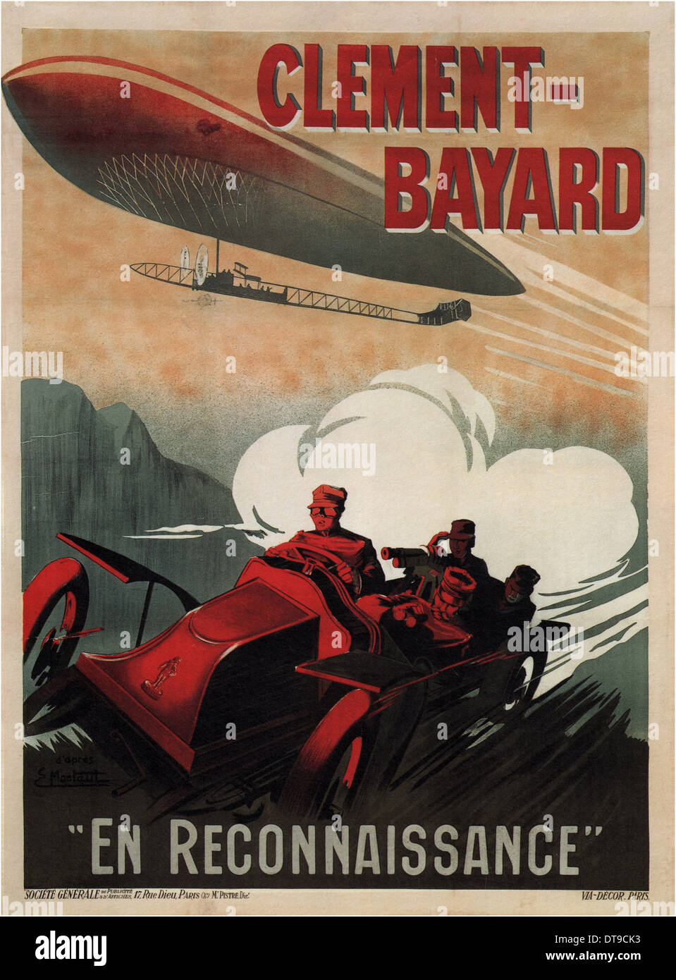 Clément-Bayard, 1915. Artist: Montaut, Ernest (1879-1909 Stock Photo ...