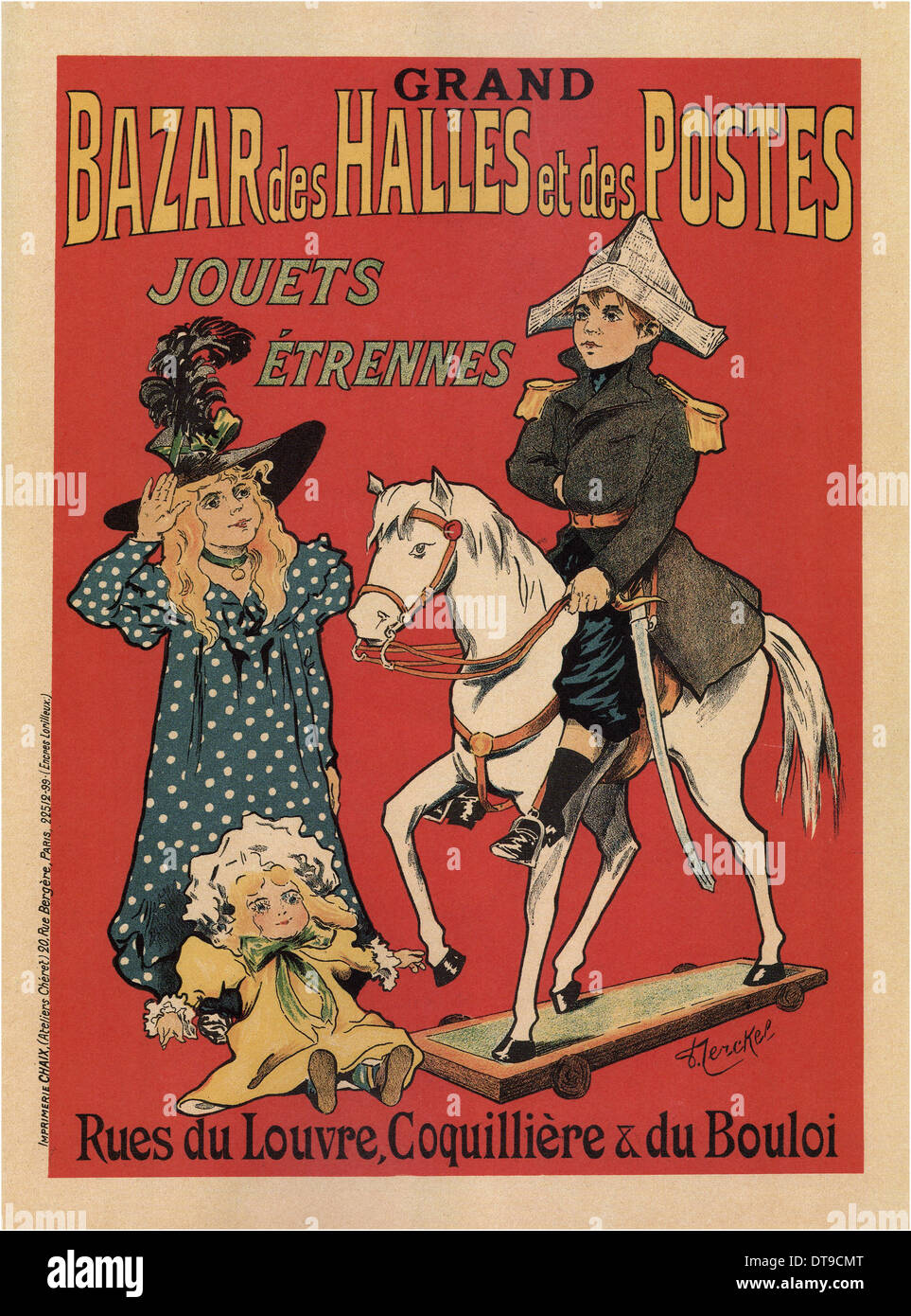 Grand Bazar des Halles et des Postes, 1899. Artist: Fernel, Fernand ...