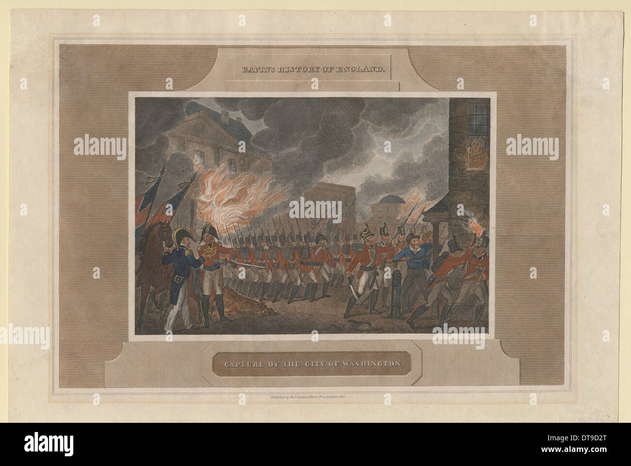 Burning of washington 1812 hi-res stock photography and images - Alamy