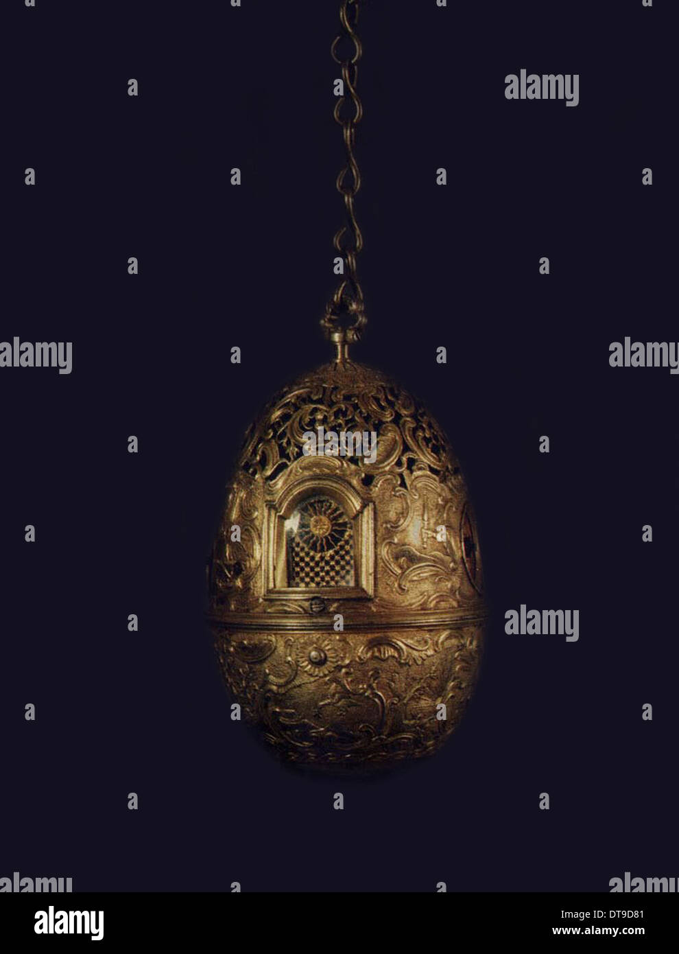 Clock shaped as Easter egg, 1764-1767. Artist: Kulibin, Ivan Petrovich ...