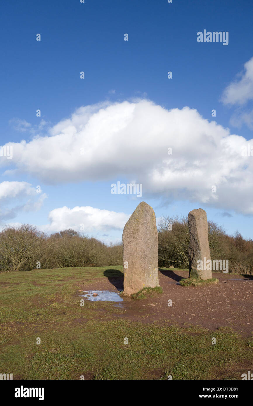 Four Stones at Clent Hills, Worcestershire, England, UK Stock Photo - Alamy