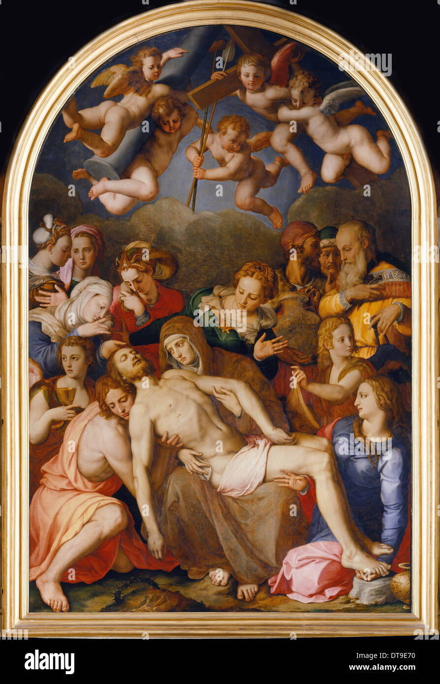 Agnolo bronzino deposition of christ hi-res stock photography and images - Alamy