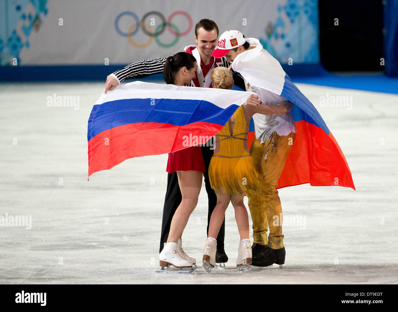 Russian winter olympics flag hi-res stock photography and images - Alamy