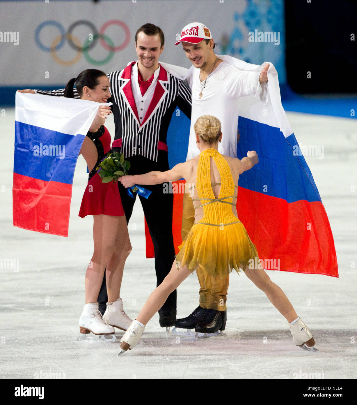 Russian winter olympics flag hi-res stock photography and images - Alamy