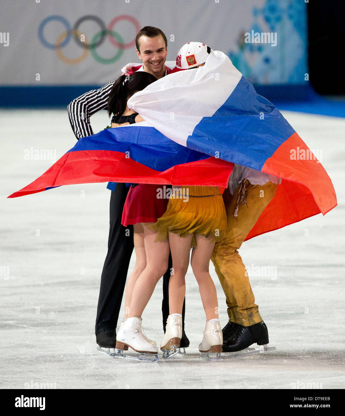 Russian winter olympics flag hi-res stock photography and images - Alamy