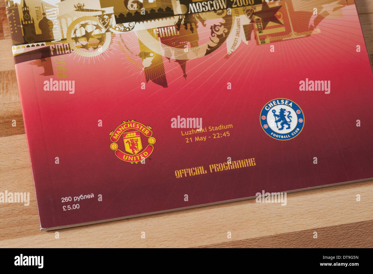 Cup Final Programme Stock Photos & Cup Final Programme Stock Images - Alamy