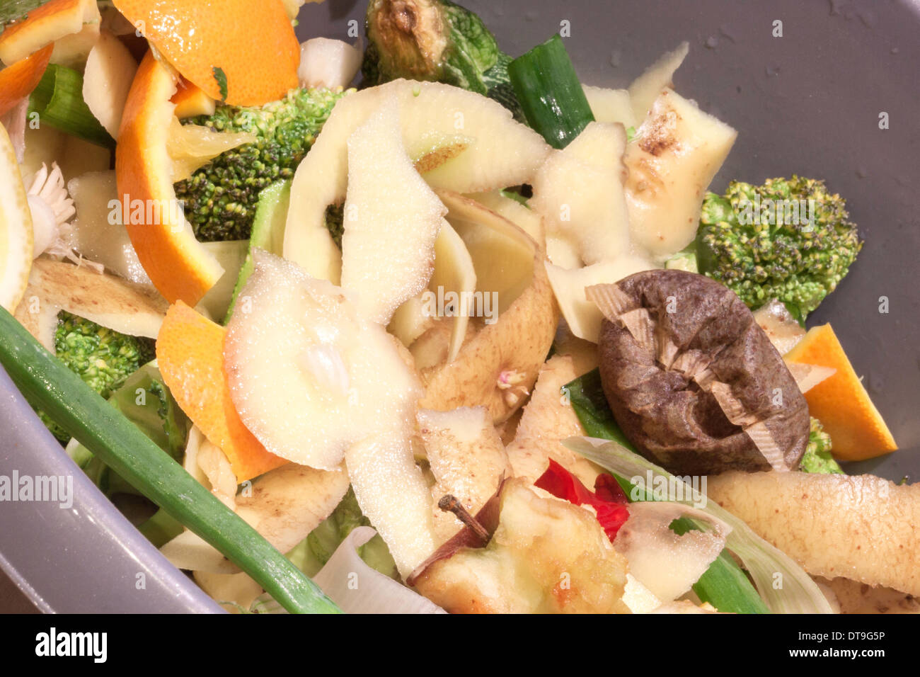 Vegetable wast ready for composting Stock Photo - Alamy