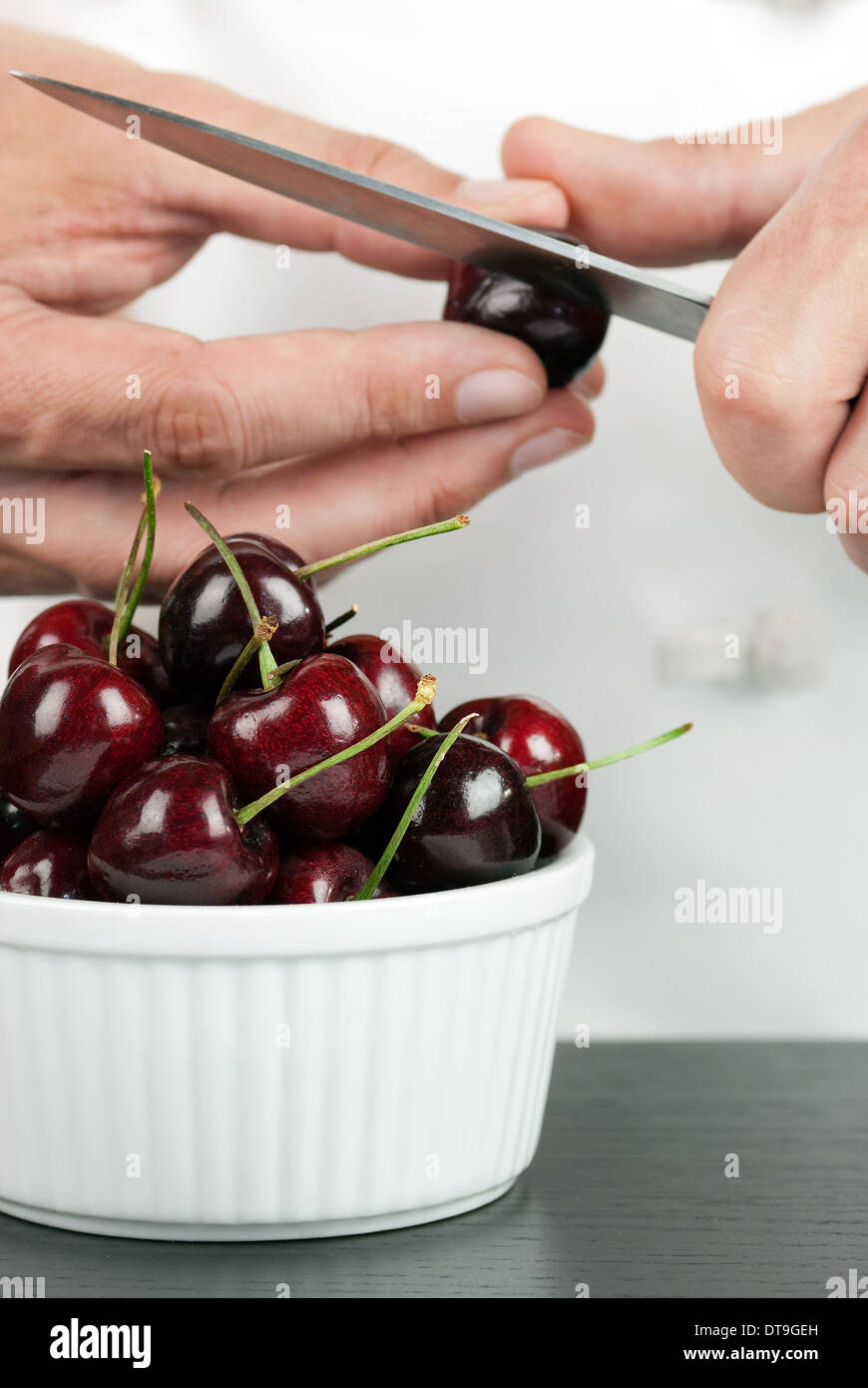Cherry pitting hi-res stock photography and images - Alamy