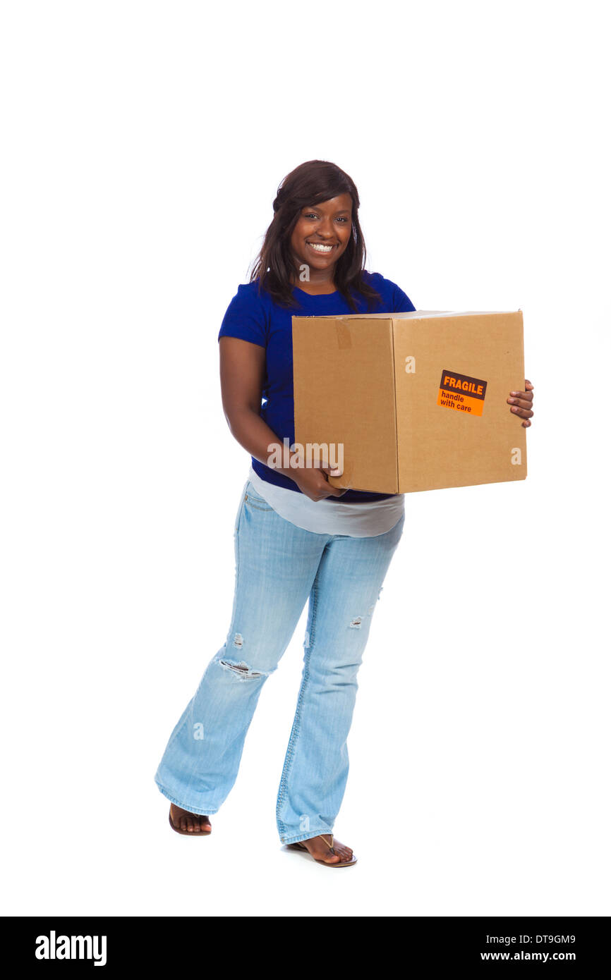 Carrying Moving Boxes