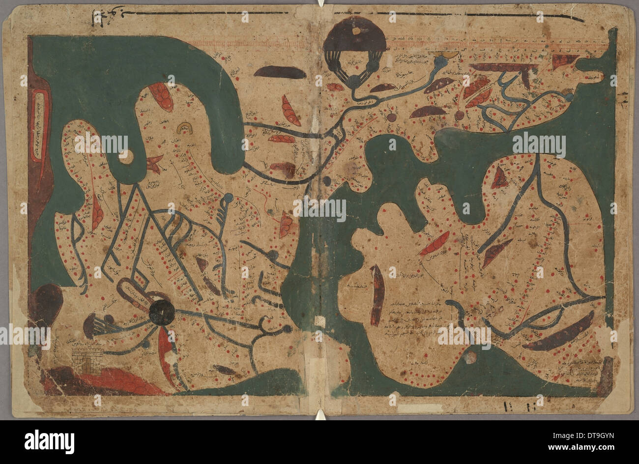 Rectangular world map (From: The Book of Curiosities of the Sciences ...