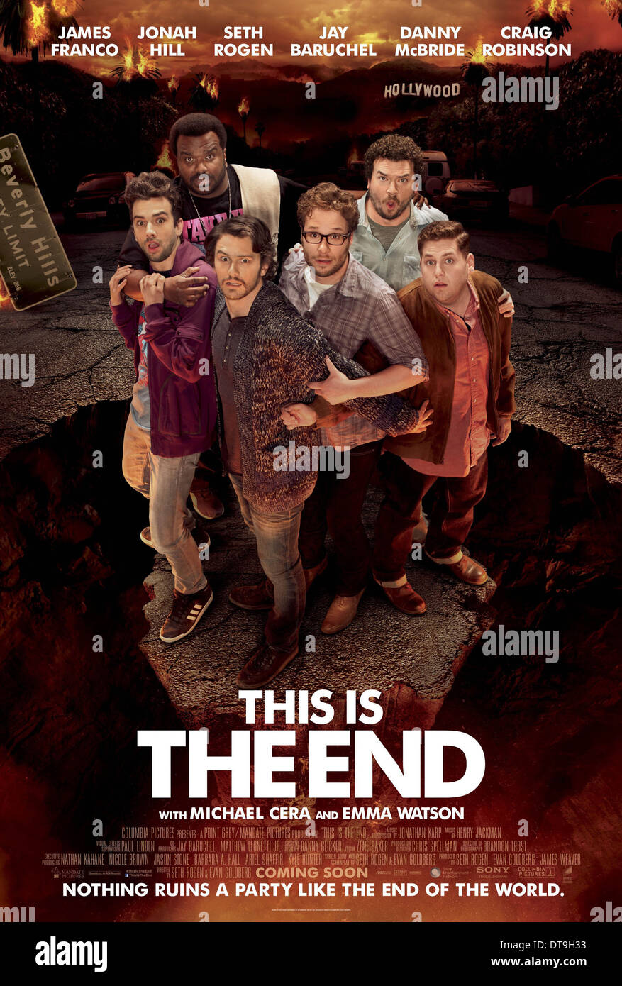 Movie Poster The End High Resolution Stock Photography and Images - Alamy