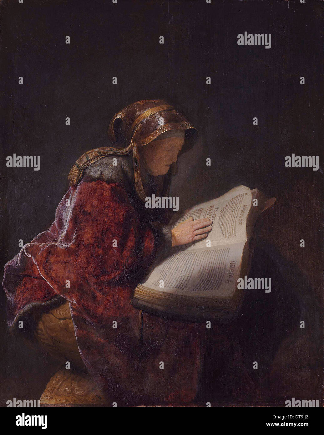Anna the Prophetess, 1631. Artist: Rembrandt van Rhijn (1606-1669 Stock ...