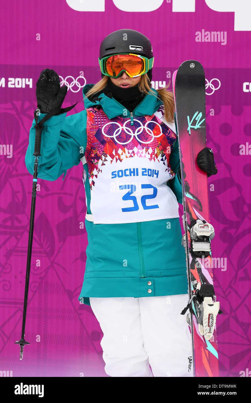 Anna Segal (AUS) competes in the women's slopestyle event at the Sochi ...