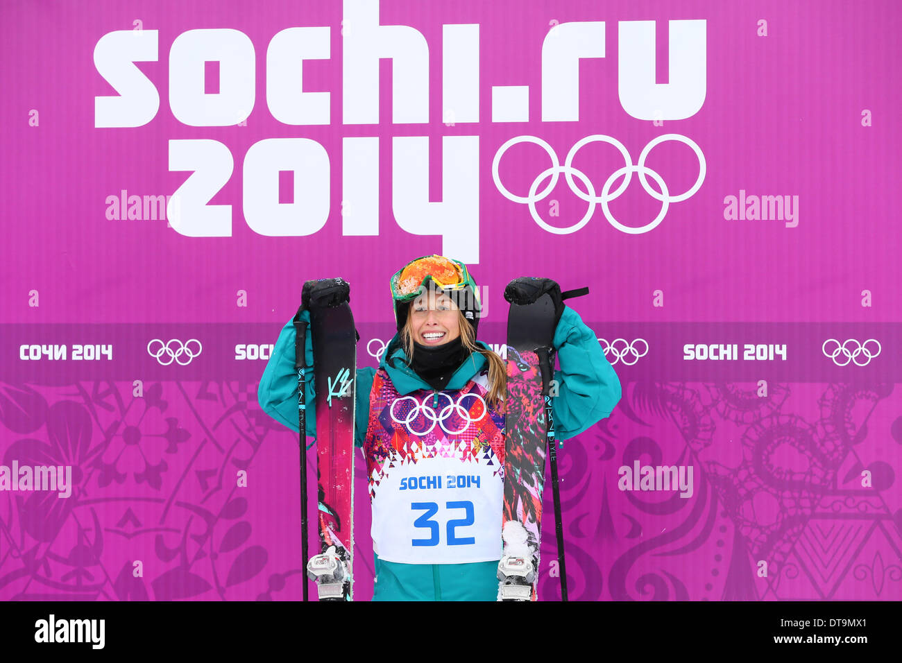 Anna Segal (AUS) competes in the women's slopestyle event at the Sochi ...