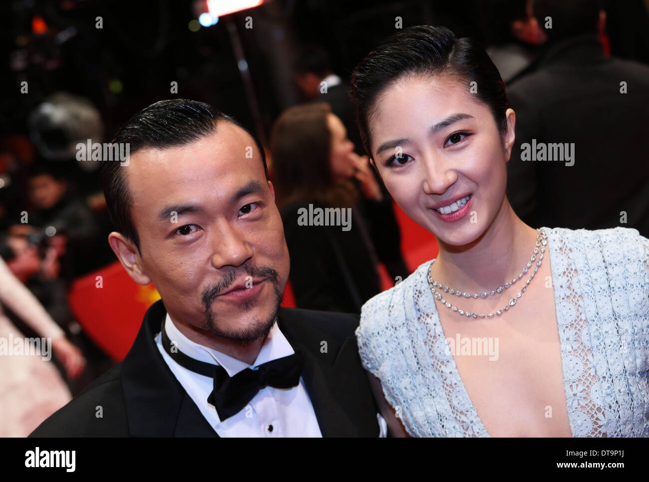 Berlin, Germany. 12th Feb, 2013. Actress Gwei Lun Mei (R) and actor ...