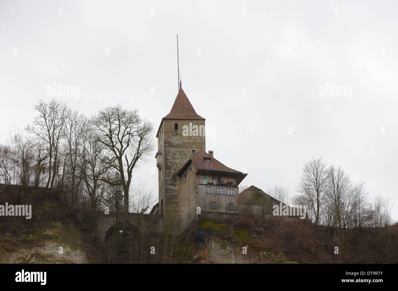 Guard tower in fribourg switzerland hi-res stock photography and images ...