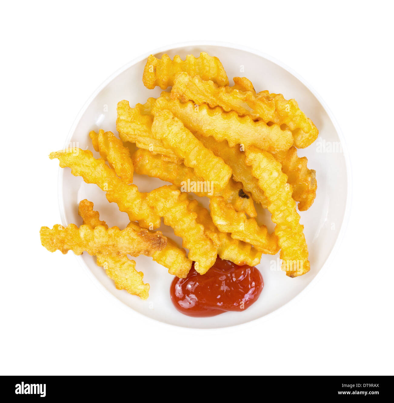 Crinkled fries Cut Out Stock Images & Pictures - Alamy