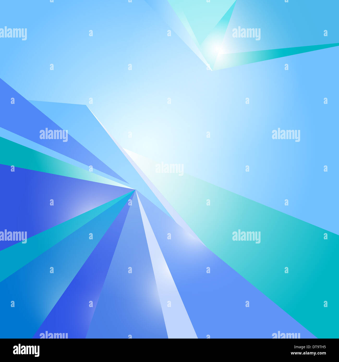 Blue abstract background vector corners in perspective Stock Photo - Alamy