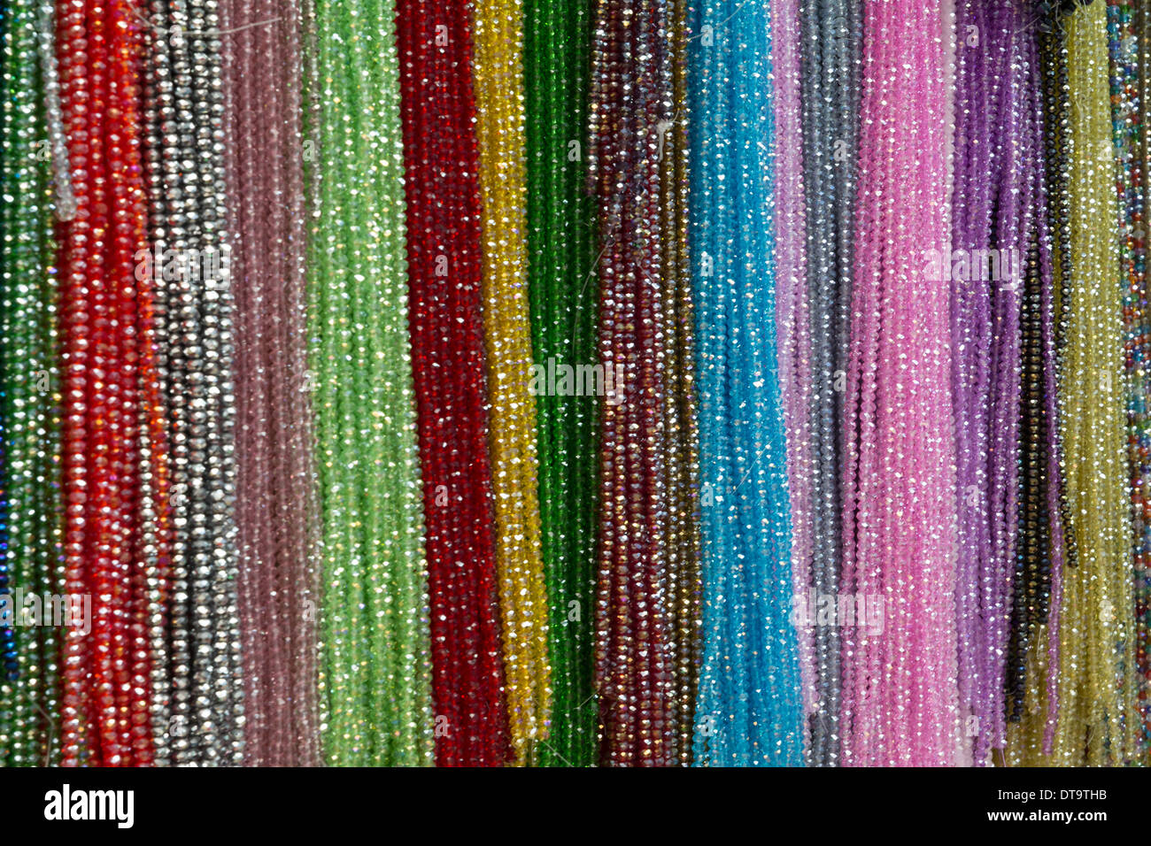 texture of pattern necklace many colour Stock Photo - Alamy