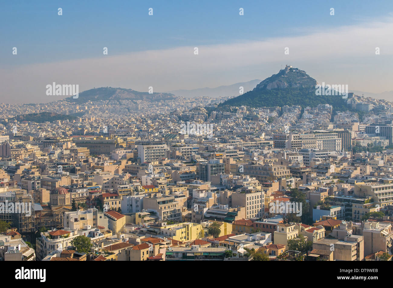 Aerial view of athens and acropolis hi-res stock photography and images ...