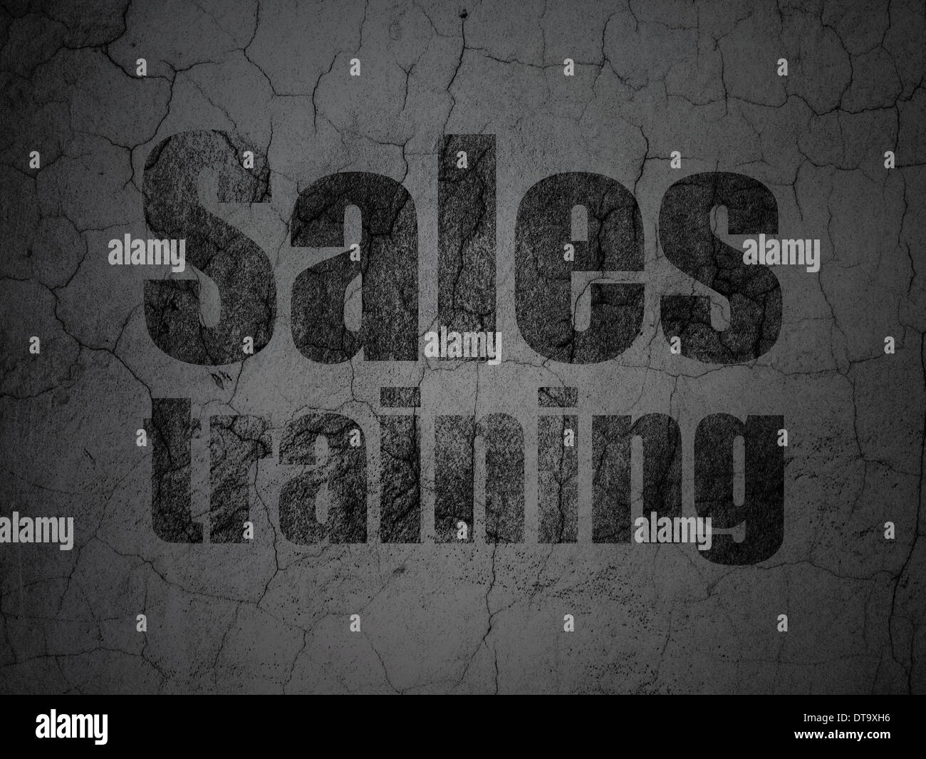 Marketing concept: Sales Training on grunge wall background Stock Photo ...