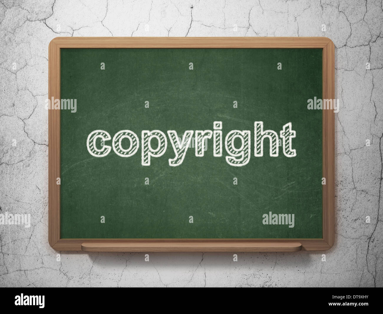 Law concept: Copyright on chalkboard background Stock Photo - Alamy