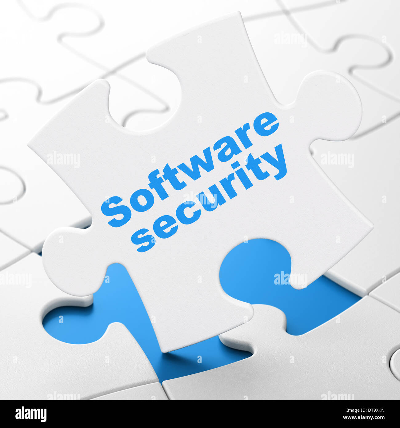 Privacy concept: Software Security on puzzle background Stock Photo - Alamy