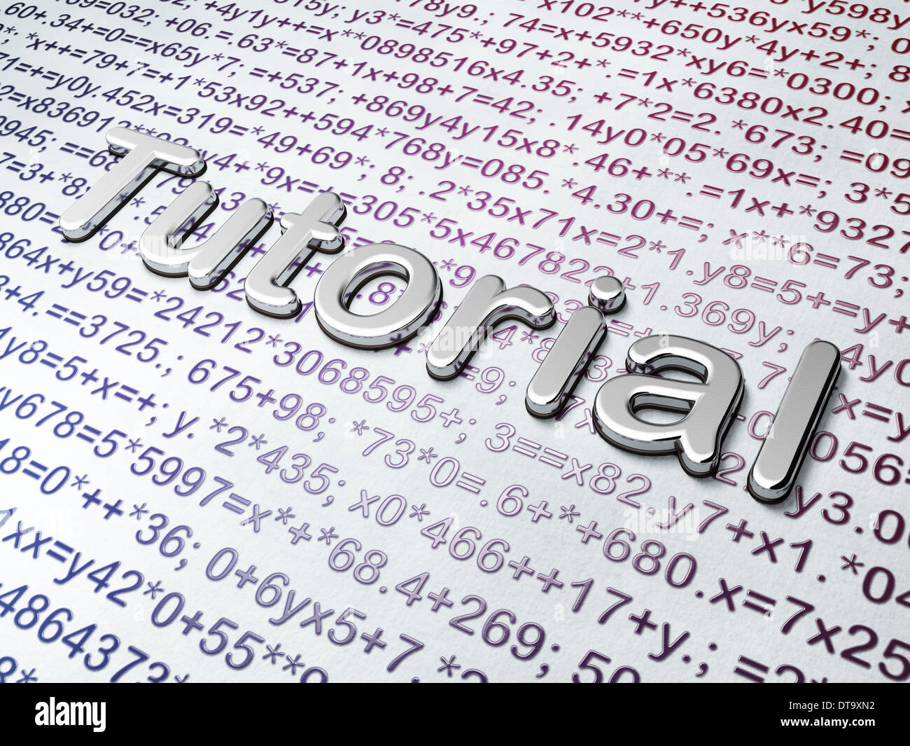 Golden Tutorial on Education background Stock Photo - Alamy