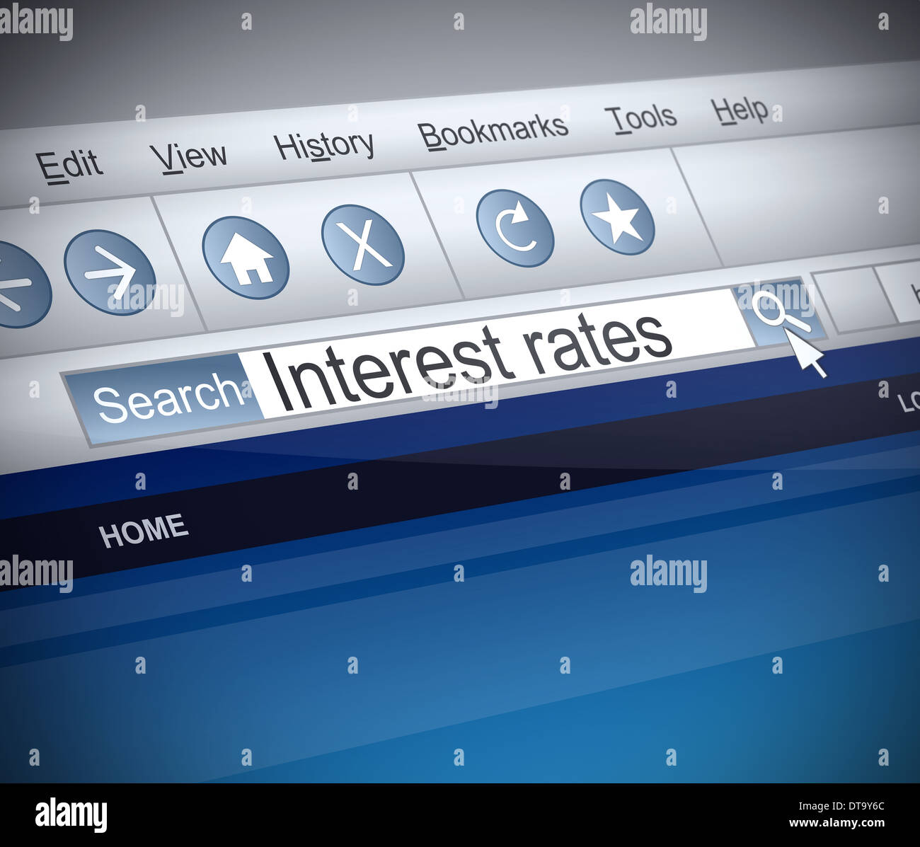 Interest rates concept Stock Photo - Alamy
