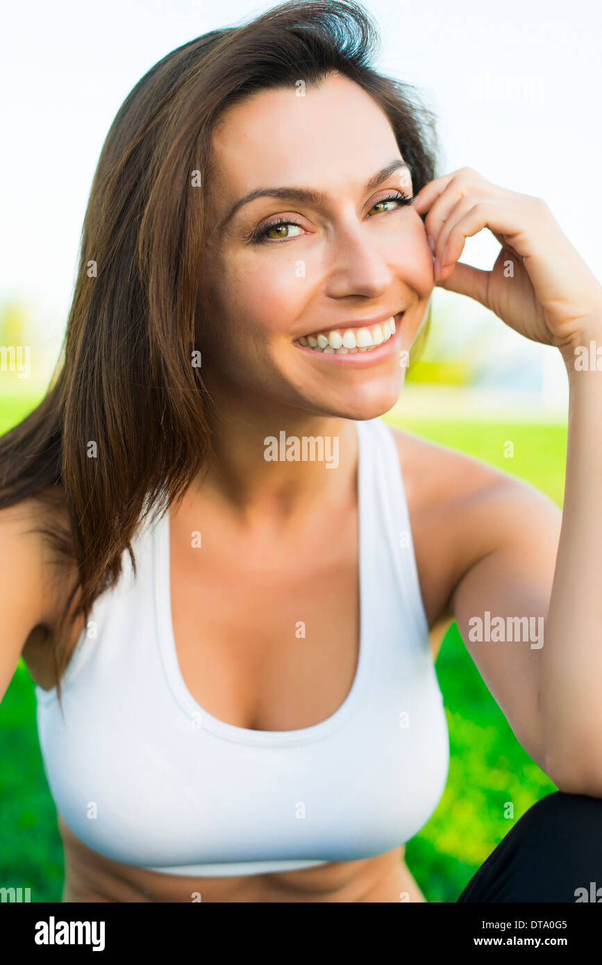 Sport Bra High Resolution Stock Photography and Images - Alamy