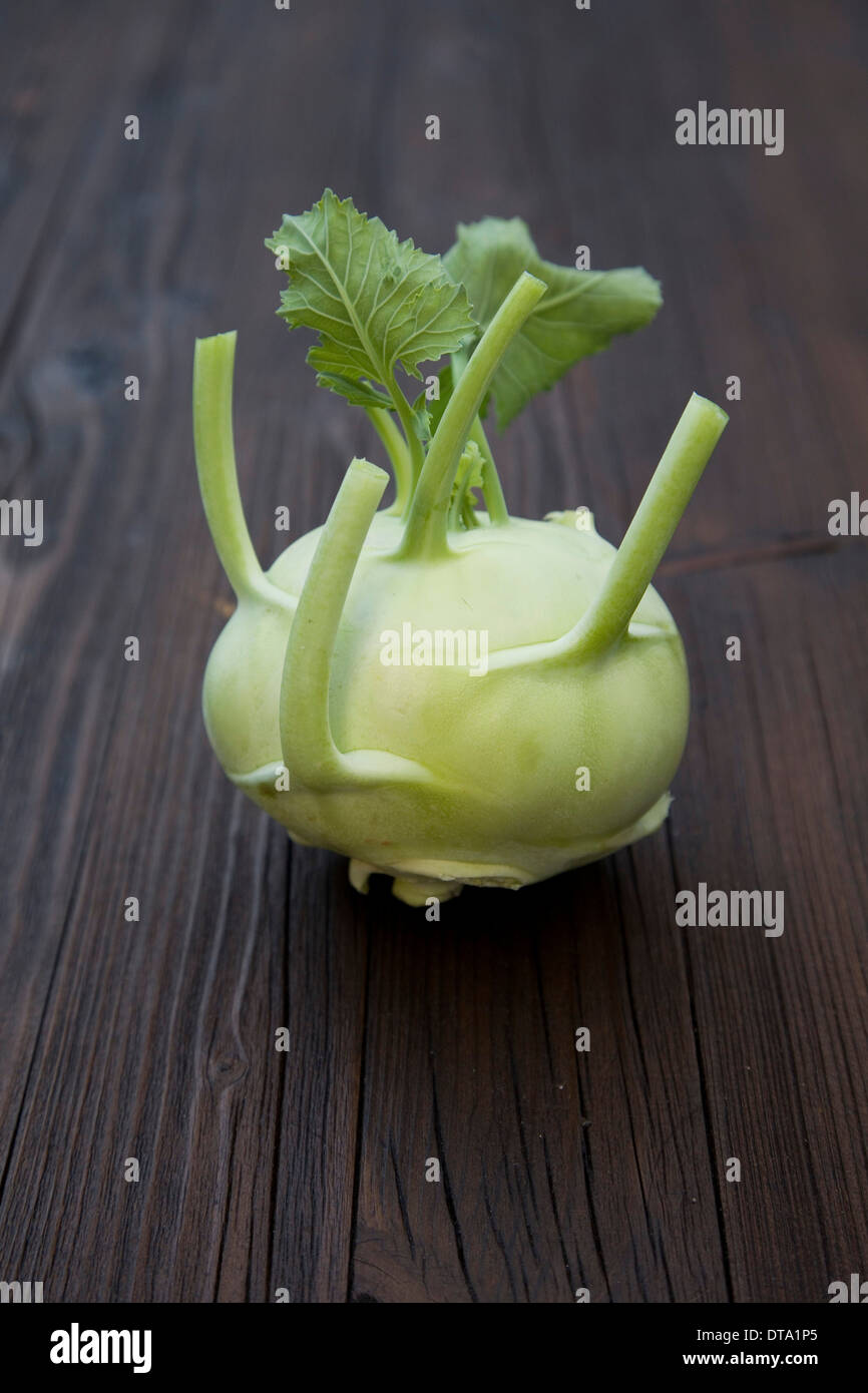 Kohlrabi, organic vegetable Stock Photo - Alamy