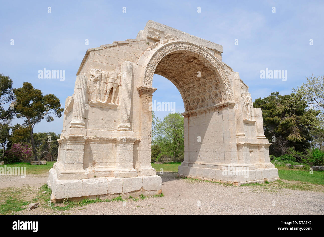 Roman Triumphal Arch, Glanum, Saint Remy-de-Provence, Bouches-du-Rhone ...